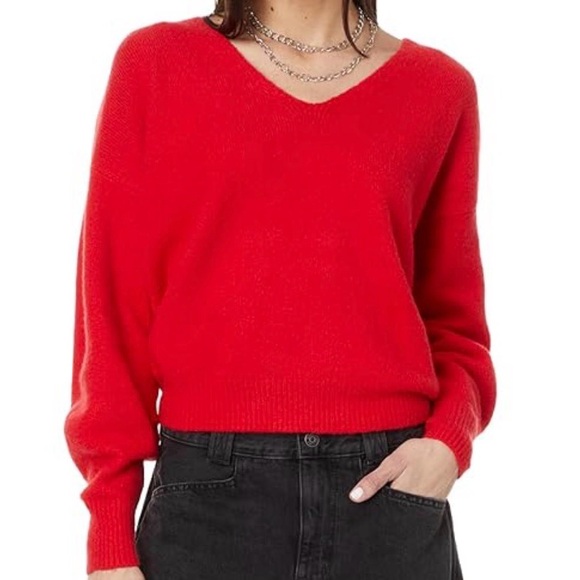 Madewell | Sweaters | Madewell V Neck Wedge Sweater Soft Contemporary ...
